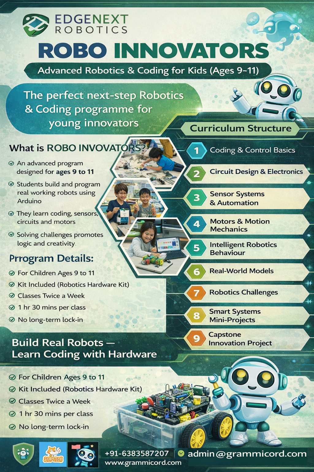 Aged 9 and up - ROBO Innovator | Robotics and Coding - EDGENext Learning